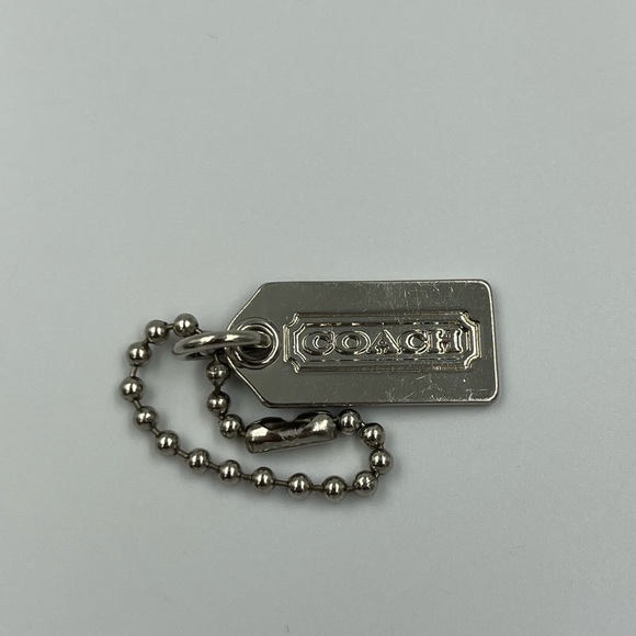Coach | Bags | Coach Silver Small Charm Hang Tag Replacement Coach ...